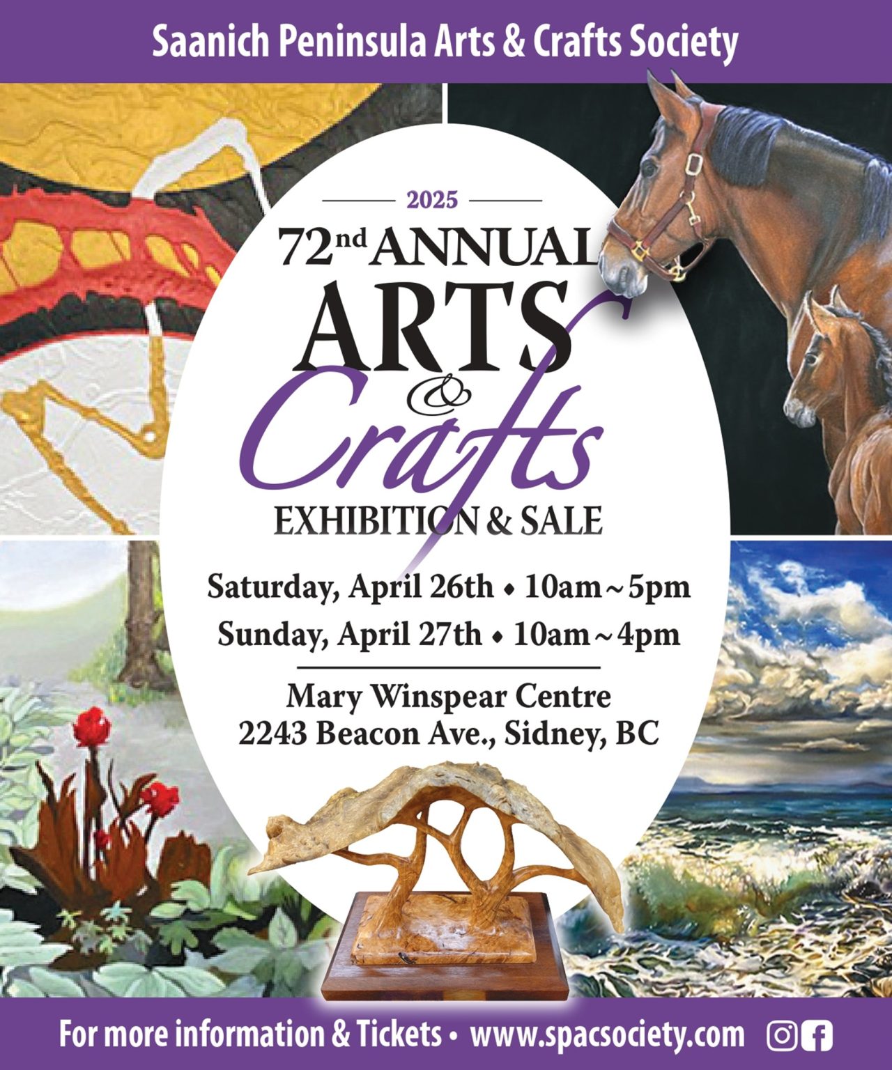2025 Spring Show – Saanich Peninsula Arts and Crafts Society
